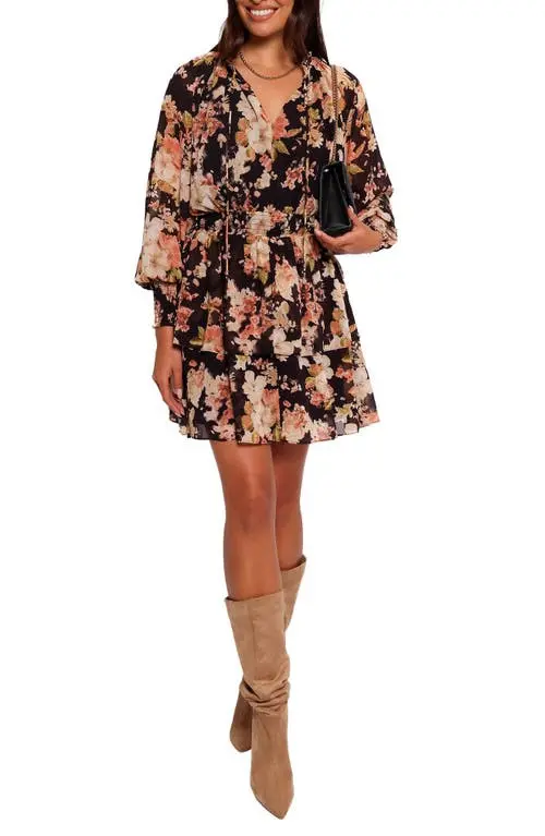 PETAL & PUP Anita Floral Print Minidress