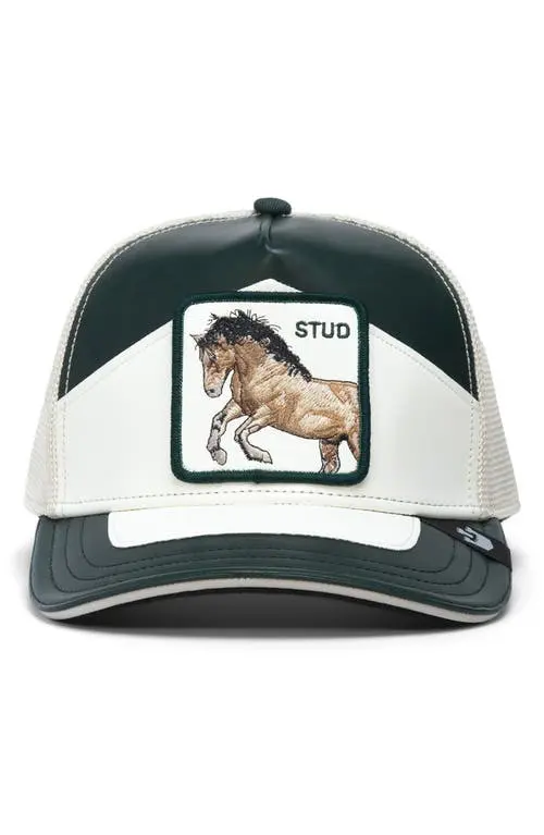 GOORIN BROS Moto Stud Faux Leather Trucker Hat
