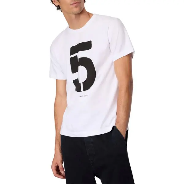 Rag & Bone Number Five Graphic T-shirt