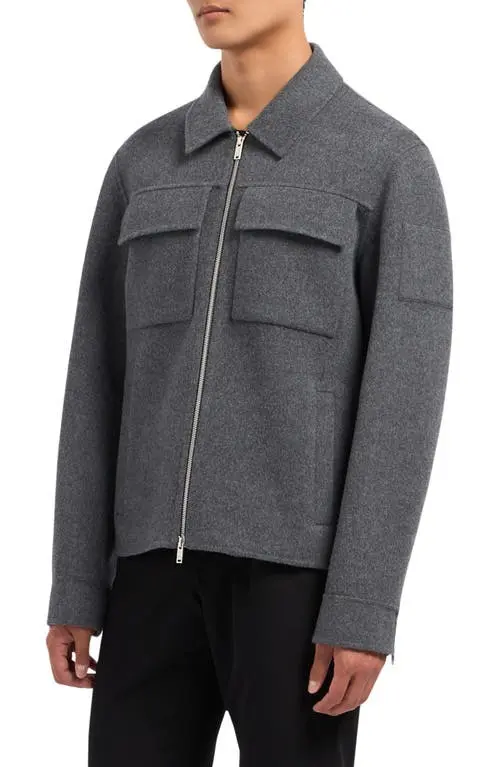 Moose Knuckles Jacques Wool-blend Jacket - Charcoal