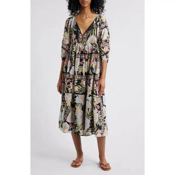 BILLABONG Lost Cove Keyhole Midi Dress