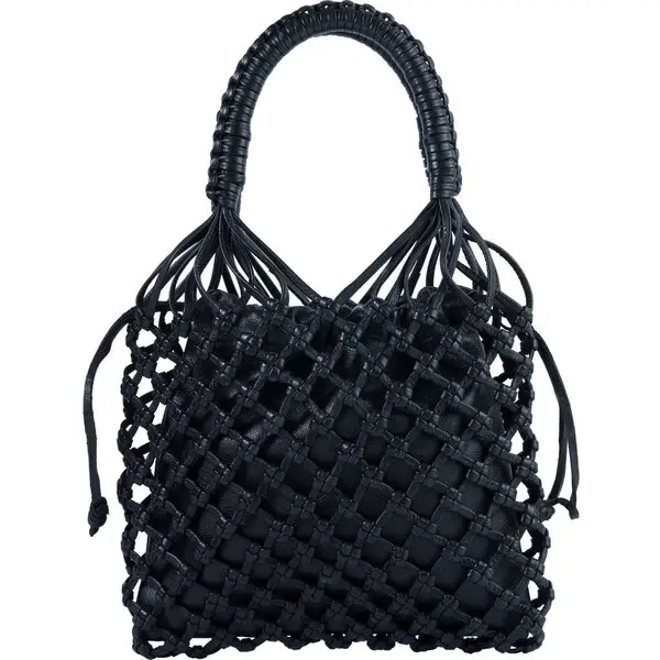ADRIANA CASTRO La Red Mini Mesh Bag - Black