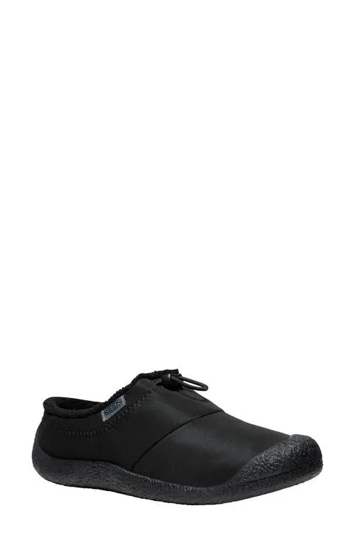Keen Howser Iii Hybrid Slide Slipper - Black Smooth Nylon