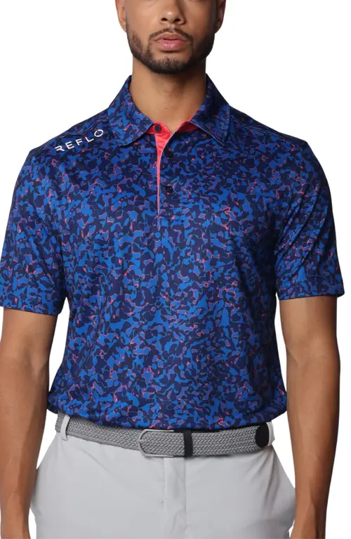 REFLO Tagus Performance Sustainable Polo - Deep Navy