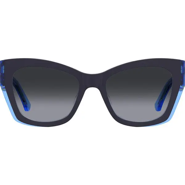 Kate Spade New York Jayda 53mm Gradient Cat Eye Sunglasses - Blue/ Dark Grey Sf