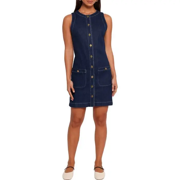 PETAL & PUP Lisa Denim Minidress