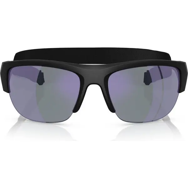 Prada Ps A01s 69mm Semirimless Sunglasses - Matte Black