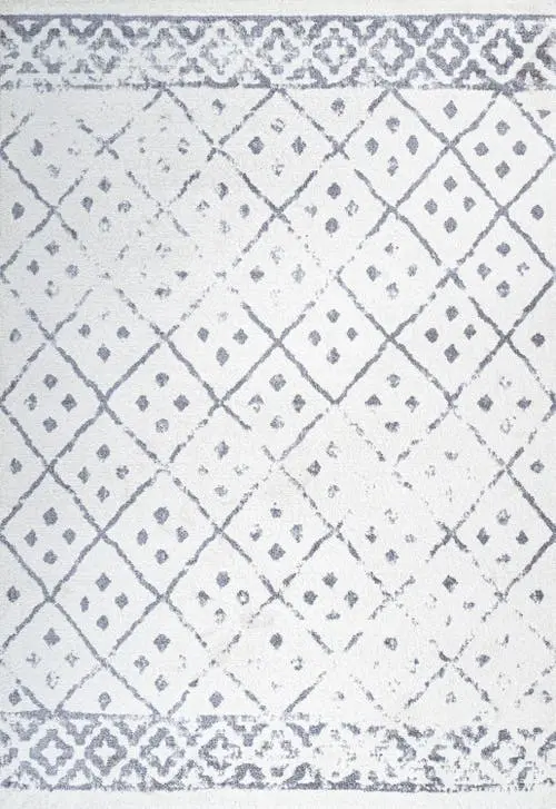 JONATHAN Y Juba Moroccan Geometric Diamond Area Rug