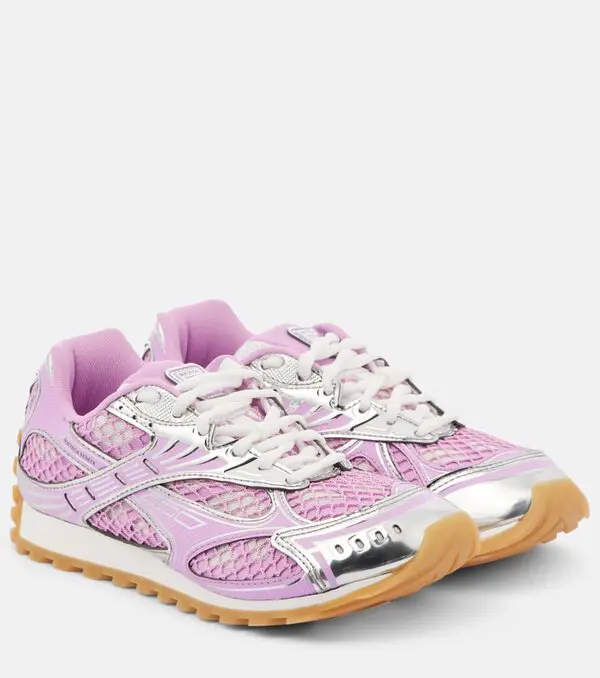 Bottega Veneta Orbit Lace-up Sneakers - Pink
