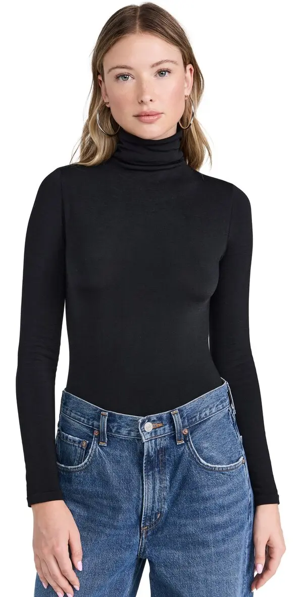 Wolford Colorado String Thong Bodysuit - Black