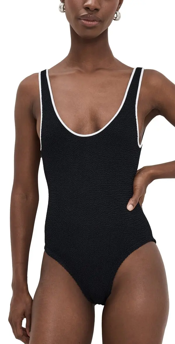 Hunza G Faye One-piece Swimsuit - Black