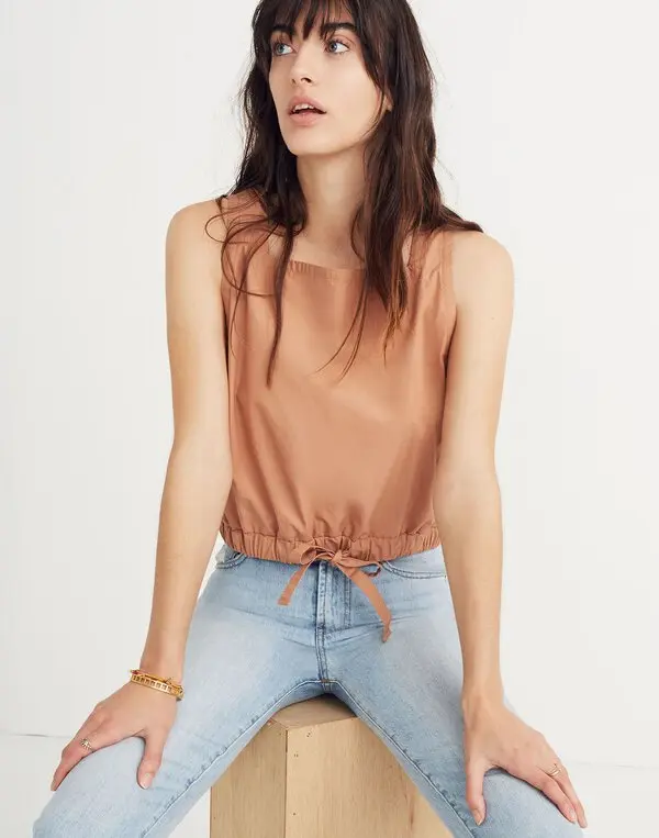 Madewell Square-neck Bubble Top