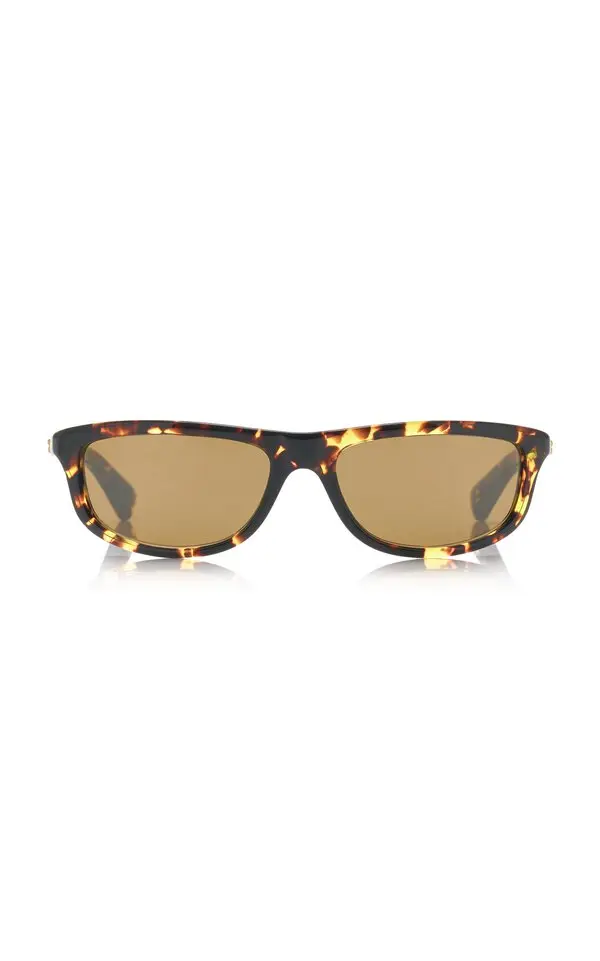 Bottega Veneta Slim Square-frame Sunglasses