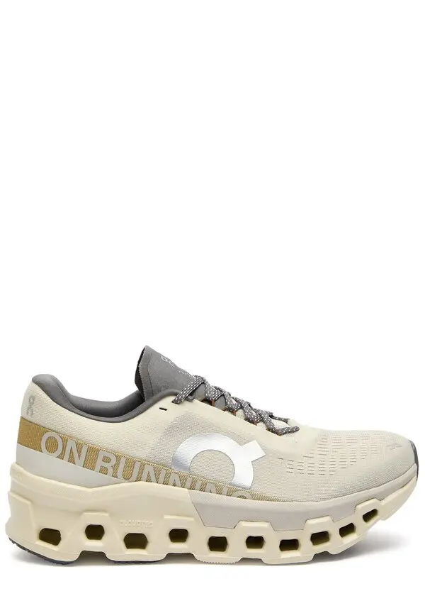 On Cloudmonster 2 Mesh Sneakers - Cream