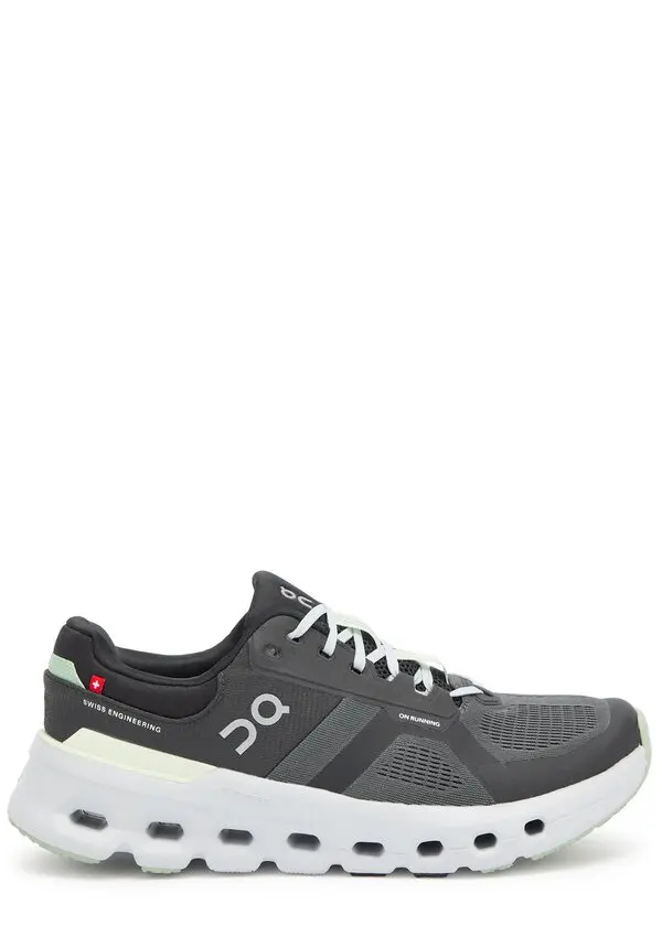 On Cloud Runner 2 Panelled Mesh Sneakers - Grey