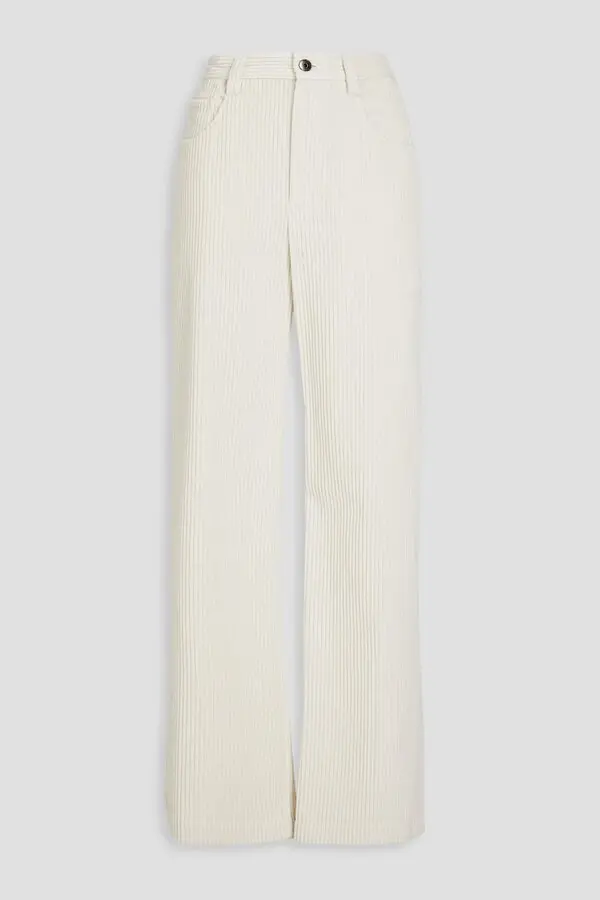 Brunello Cucinelli Cotton-corduroy Wide-leg Pants