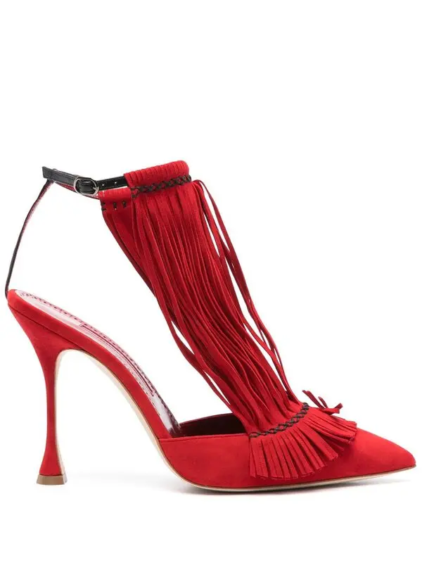 Manolo Blahnik 105mm Fiki Sandals