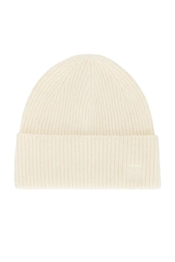 TOTÊME Ribbed Wool Beanie - Snow