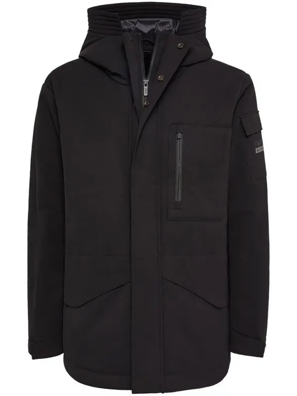 Boggi Milano Logo-patch Padded Jacket