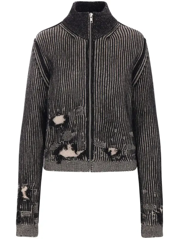 MAISON MARGIELA Distressed Effect Cardigan