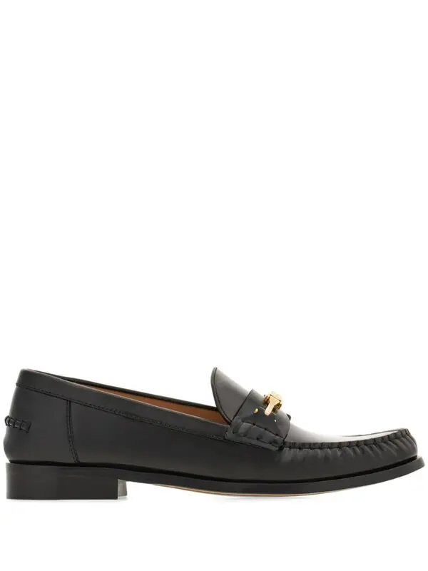 FERRAGAMO Vara Loafers - Black