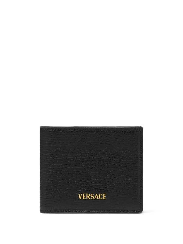 Versace Myth Bi-fold Wallet - Black