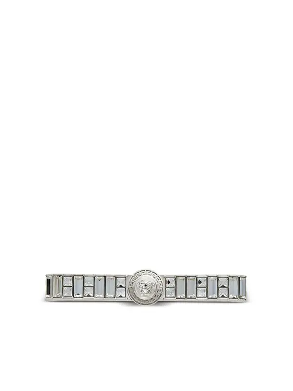 Versace Ribbon Crystal Cuff Ring
