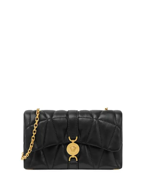 Versace Kleio Quilted Mini Bag - Black