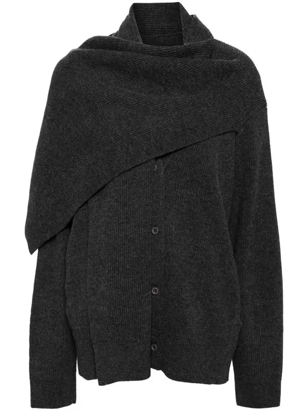JNBY Scarf-collar Cardigan