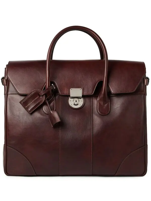 Brunello Cucinelli Leather Luggage - Red