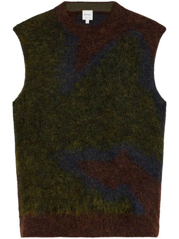 Paul Smith Photogram Leaves Knit Vest