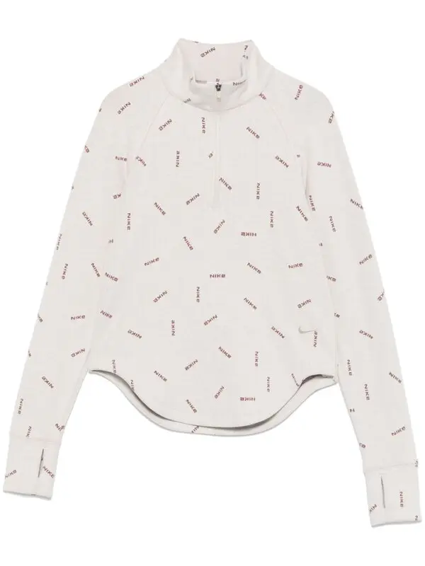 Nike Half-zip Logo-print Top