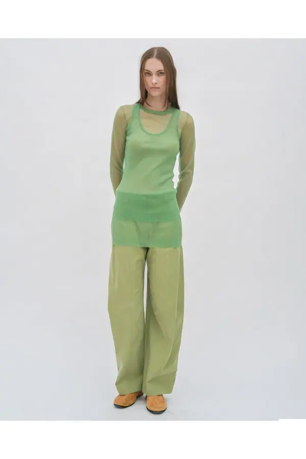 Rosetta Getty Ribbed Tank Top