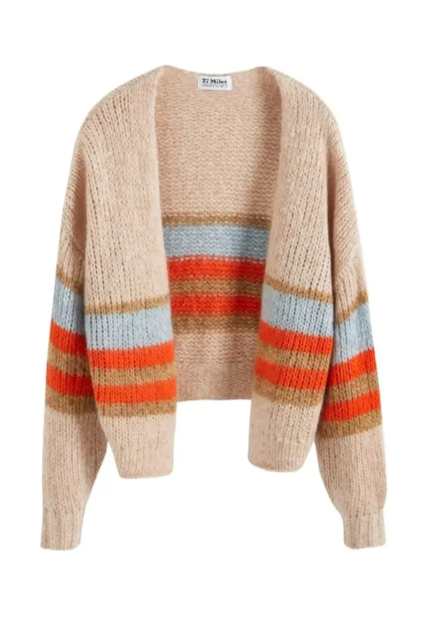 27 Miles Malibu Bruin Chunky Statement Open Cardigan