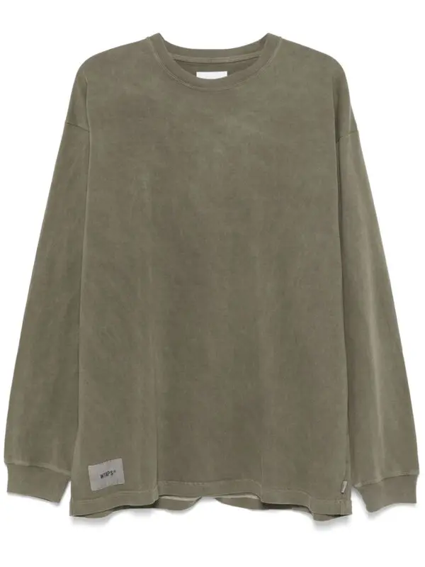 WTAPS Logo-tag T-shirt - Green