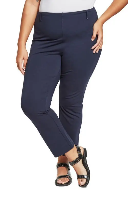 Lyssé Baby Bootcut Ankle Pants - True Navy