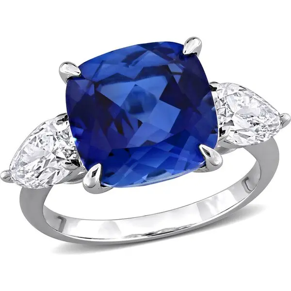 JULIANNA B. Lab-created And Lab Grown Diamond Ring - Sapphire