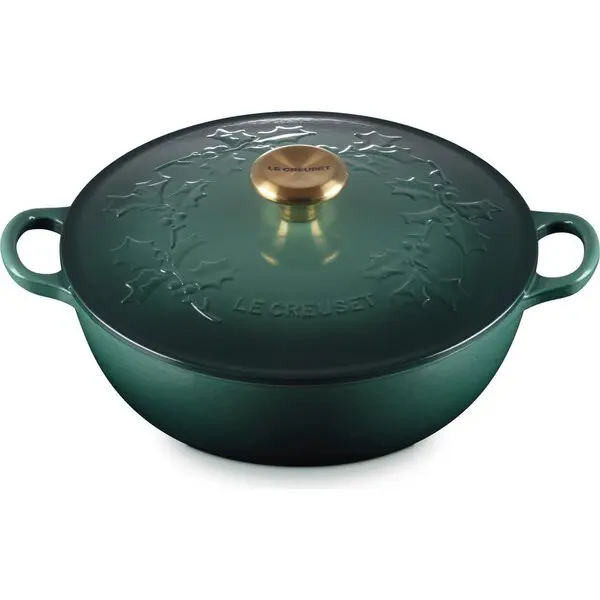 LE CREUSET Holly Collection Traditional 4.5-quart Enamel Cast Iron Dutch Oven With Lid - Artichaut