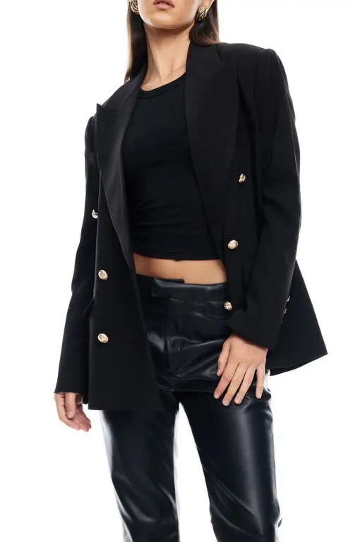 Lioness Palermo Double Breasted Blazer - Black