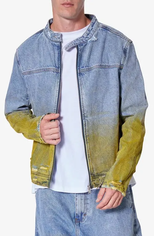 Mnml Gradient Zip Denim Jacket