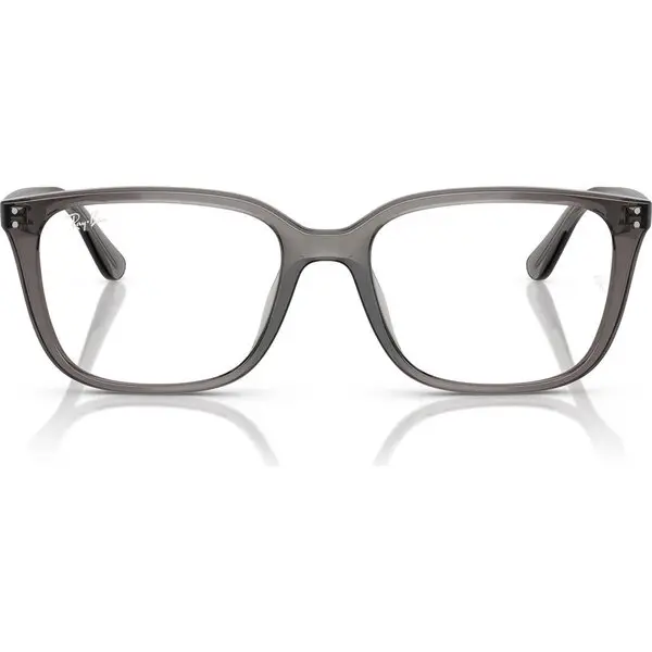 Ray-ban 55mm Square Optical Glasses - Transparent Grey