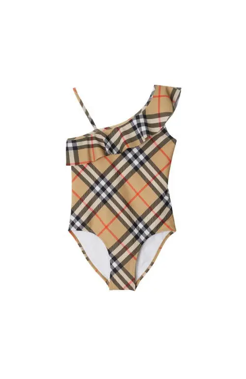 Burberry Check Print Swimsuit