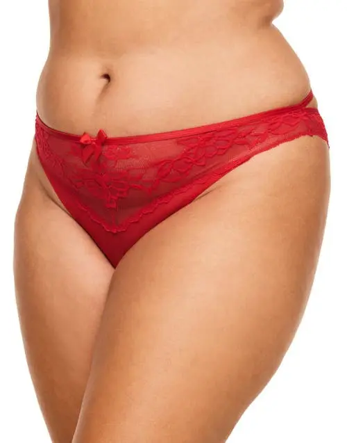 ADORE ME Azula Cheeky Panties - Dark Red