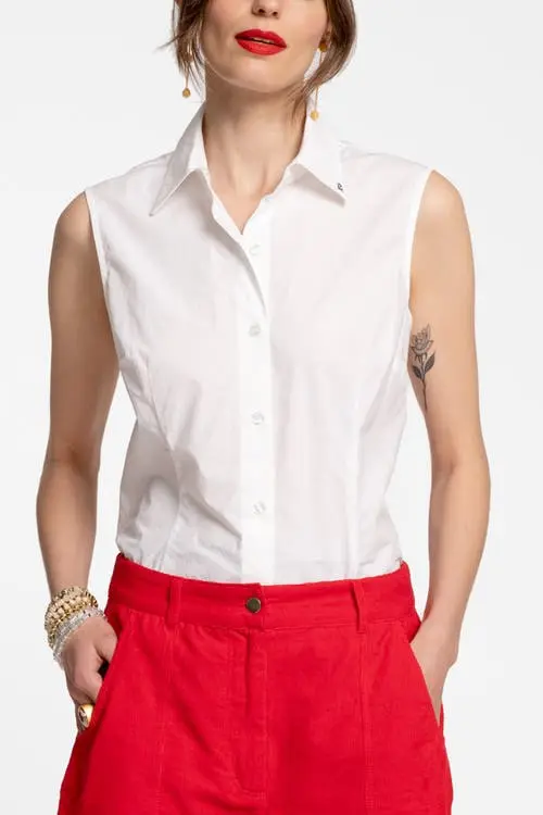 FRANCES VALENTINE Lizzie Pointed Collar Shell
