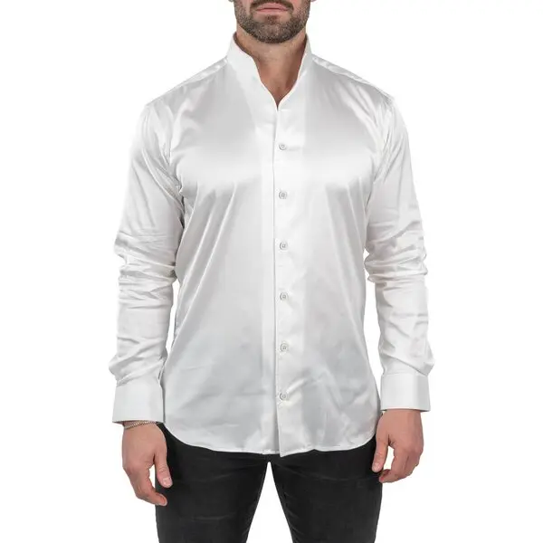 MACEOO Ceremony Prince Button-up Shirt - White