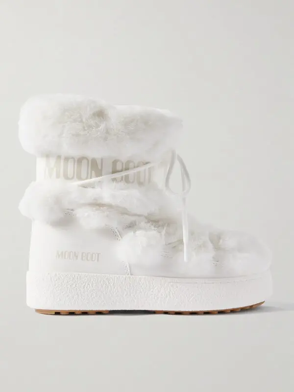Moon Boot Ltrack Monaco Faux Fur-trimmed Snow Boots
