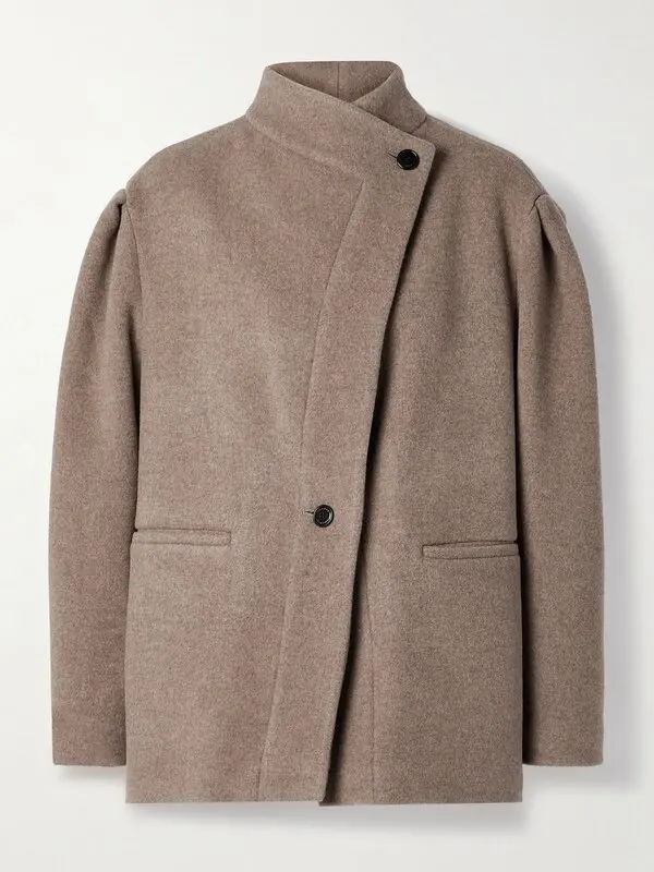 Isabel Marant Jabadi Wool-blend Felt Coat