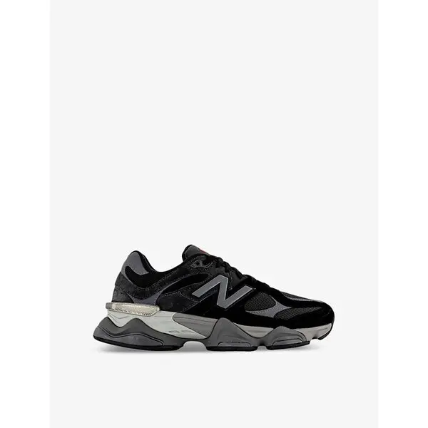 NEW BALANCE 9060 Suede And Mesh Low-top Trainers - Black