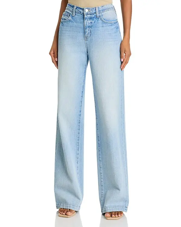 L'Agence Clayton High-rise Wide-leg Jeans - Fontana