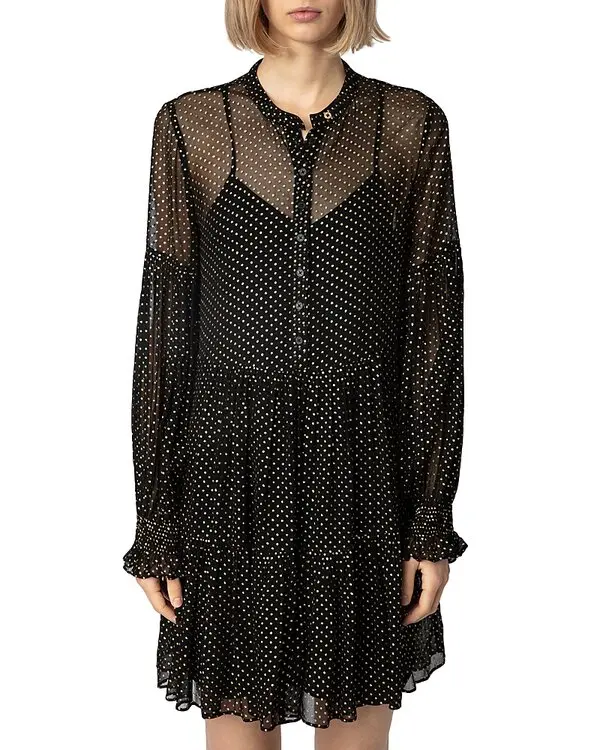 Zadig&Voltaire Randy Mousseline Sparle Dress